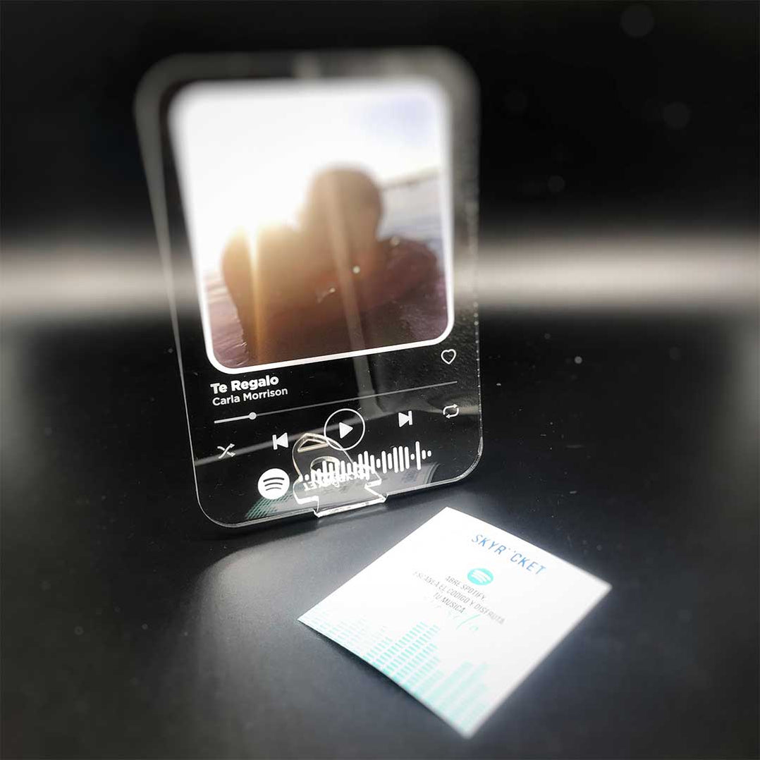Marco Spotify en acrílico impreso — Skyrocket RD